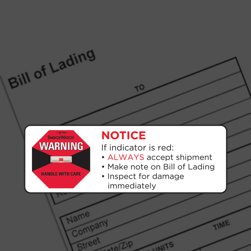 《2023》 ShockWatch Label | Shock Watch Indicator | SpotSee
