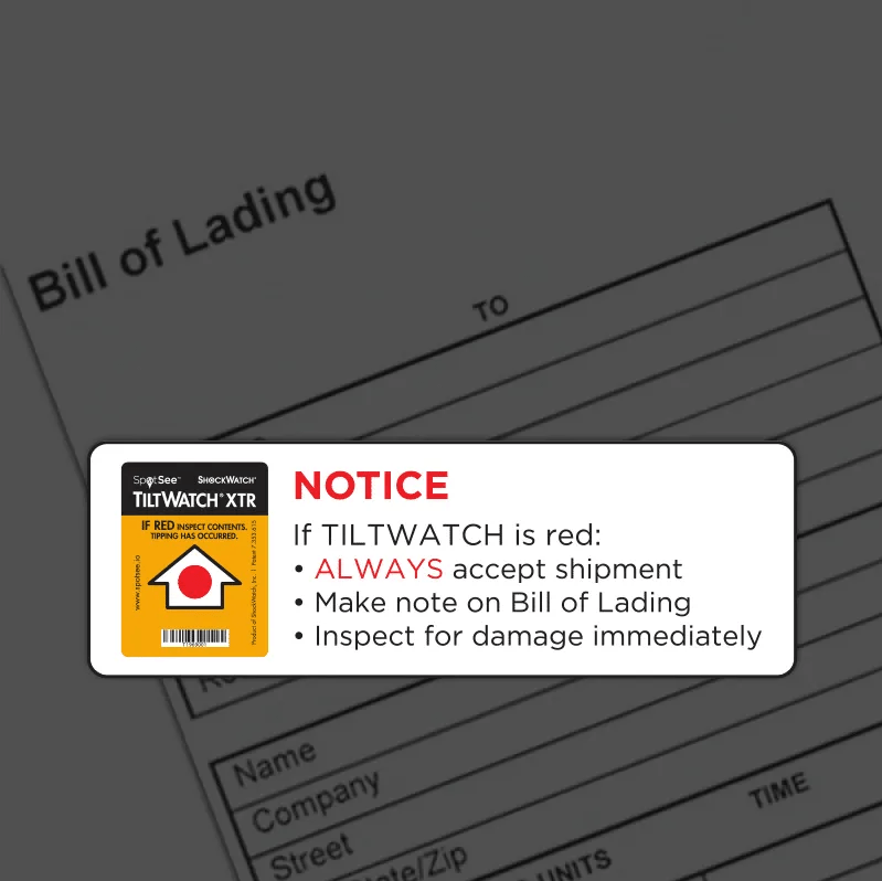 《2023》TiltWatch XTR | ShockWatch Tilt Indicator | Shipping Indicators ...